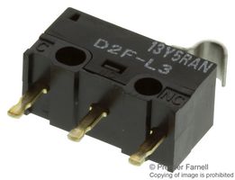 D2F-L3 - Omron Electronic Components - Microswitch, Ultra Subminiature, Simulated Roller Lever