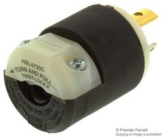 HBL4720C - Hubbell Wiring Devices - Power Entry Connector, 2P3W, L5-15