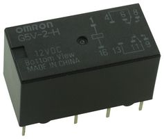 G5V-2-H-DC12 OMRON ELECTRONIC COMPONENTS, Signal Relay, 12 VDC, DPDT ...