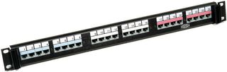 P648U HUBBELL WIRING DEVICES, Patch Panel, Modular Patch Panel, 48 ...