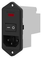 PM0S0DH60 CORCOM - TE CONNECTIVITY, Filtered IEC Power Entry Module ...