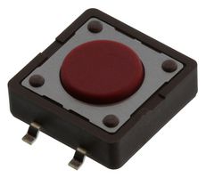 TL3300DF260Q E-SWITCH, Tactile Switch, SPST-NO-DM, TL3300 Series, Top Actuated, Surface Mount ...