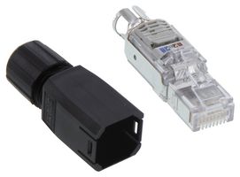 1658008 PHOENIX CONTACT, Modular Connector, RJ45 Plug, 1 x 1 (Port ...