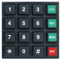 88BC2-072 GRAYHILL, Keypad, 88 Series, 4 x 4, SP / Common Bus, PC ...