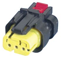 776429-1 AMP - TE CONNECTIVITY, Connector Housing, Red, AMPSEAL 16 ...