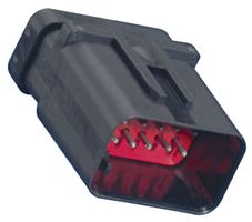 776438-2 AMP - TE CONNECTIVITY, Connector Housing, Gray, AMPSEAL Series ...