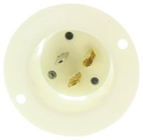 HBL5278C HUBBELL WIRING DEVICES, Power Entry Connector, Flanged Inlet ...