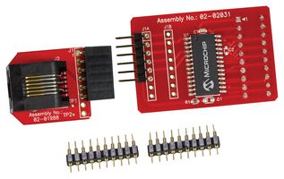 AC244053 MICROCHIP, Interface Board, 14/16/20 Pin Debug Header For Processor Extension Pak ...