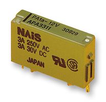 PA1A-12V PANASONIC, General Purpose Relay, PA Series, Power, Non ...