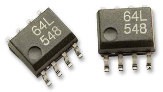 ACPL-064L-000E BROADCOM, Optocoupler, Digital Output, 2 Channel, 3.75 kV, 10 Mbaud, SOIC, 8 Pins ...