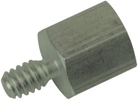 8714 KEYSTONE, Standoff, Clear Iridite Finish, Aluminum | Newark ...