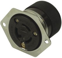 HBL4715 HUBBELL WIRING DEVICES, Power Entry Connector, Power Entry, 15 ...