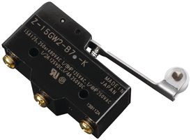 Z-15GW2-B Long Roller Lever 3 Screw Terminal Momentary Limit Switch 15 Amp tillescenter ...