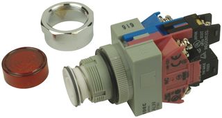 ALW29911D-R-120V IDEC, Industrial Pushbutton Switch, TW Series, 22.3 mm ...