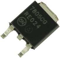 MC7805CDTRKG ONSEMI, Linear Voltage Regulator, 7805, Fixed, 10V To 35V In, 5V And 1A Out, TO-252 ...