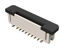 FFC2A32-12-T GCT, FFC / FPC Board Connector, ZIF, 0.5 mm, 12 Contacts, Receptacle, FFC2A32 ...