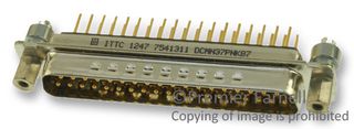 DCMN37PNK87 ITT CANNON, D Sub Connector, 37 Contacts, Plug | Newark ...