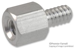 8717 KEYSTONE, Standoff, Clear Iridite Finish, Aluminum | Newark ...