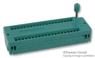 240-1280-00-0602J 3M, IC & Component Socket, 40 Contacts, DIP Socket ...