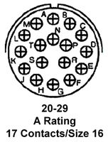 MS3106A20-29S - Amphenol Industrial - Circular Connector, MIL-DTL-5015 ...