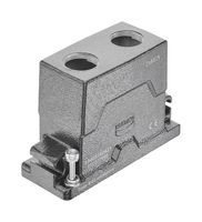 19405160421 HARTING, Heavy Duty Connector, 2x M25, Hood, Top Entry, Aluminum Die-Cast, Screw ...