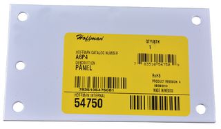 A6P4 NVENT HOFFMAN, Panel, 14 Gauge, Steel | Newark Electronics