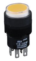YB26WCKW01-5D-JD NKK SWITCHES, Pushbutton Switch, YB Series, 16 mm ...