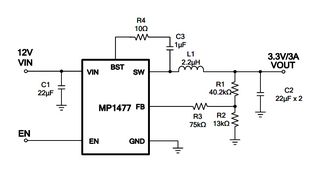 MP1477HGTF-P - Monolithic Power Systems (mps) - DC-DC Switching Synchronous Buck Regulator, 4.2V ...