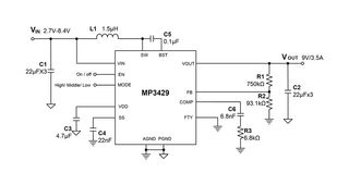 MP3429GL-P - Monolithic Power Systems (mps) - DC-DC Switching Synchronous Boost Regulator, 800mV ...
