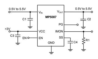MP5087GG-P - Monolithic Power Systems (mps) - Power Load Distribution Switch, Active High, 1 Output