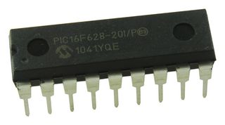 PIC16F628-20I/P MICROCHIP, 8 Bit MCU, PIC16 Family PIC16F6xx Series Microcontrollers, PIC16 ...