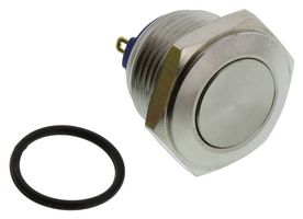 PV6F240SS E-SWITCH, Vandal Resistant Switch, PV6 Series, 16 mm, SPST-NO-DM, Off-(On), Round Flat ...