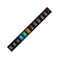 RLC-80-50/150-10 OMEGA, Temperature Label, Reversible Strip, 11 Point ...