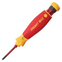28345 WIHA, Screwdriver Set, 6 Piece, Insulated Slimline Pocketmax ...