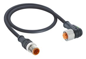 1210 1206 03 L1 001 5M LUTRONIC, Sensor Cable, A Coded, M12 Plug, 90 ...