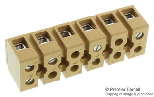 0620120000 WEIDMULLER, Panel Mount Barrier Terminal Block, Eurostyle, 2 ...