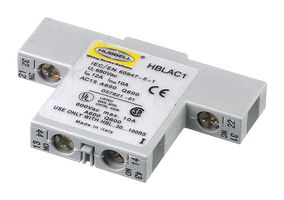 HBLAC1 - Hubbell Wiring Devices - Auxiliary Contact, 1NO-1NC, DIN Rail ...