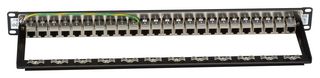 JPM814A - Black Box - Patch Panel, Shielded, Modular Patch Panel