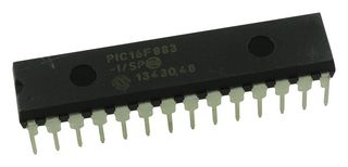 PIC16F883-I/SP MICROCHIP, 8 Bit MCU, Flash, PIC16 Family PIC16F88x Series Microcontrollers ...