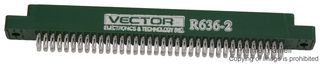 R636-2 - Vector Electronics - Card Edge Connector, Dual Side, 72 Contacts