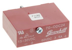70-ODC24 GRAYHILL, DC Output Module, 9 mA, 24 VDC | Newark Electronics