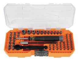 32787 KLEIN TOOLS, Precision Ratchet and Driver System, 64-Pcs of Nut ...