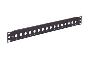 PR175-16BLK L-COM, Patch Panel, Coaxial, Unloaded Patch Panel | Newark ...