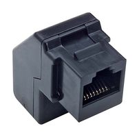 UJ5T568 L-COM, In-Line Adapter, Cat5e, R/A | Newark Electronics