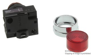 APW199D-R-24V - Idec - LED Panel Mount Indicator, Pilot Light, Red