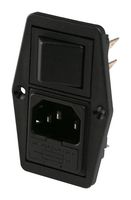 BVB01/Z0000/10 BULGIN LIMITED, Un-Filtered IEC Power Entry Module, IEC ...