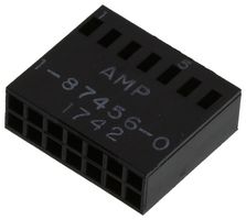 1-87456-0 AMP - TE CONNECTIVITY, Connector Housing, AMPMODU IV/V ...
