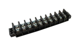 89-210 IDEAL, Panel Mount Barrier Terminal Block, 2 Row, 10 Positions ...