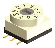 RBM3-10RBVR MULTICOMP PRO, Rotary Coded Switch, Flat-head, RBM Series ...