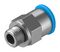 QSM-M6-6 FESTO, PUSH-IN FITTING, 6MM, M6 | Newark Electronics
